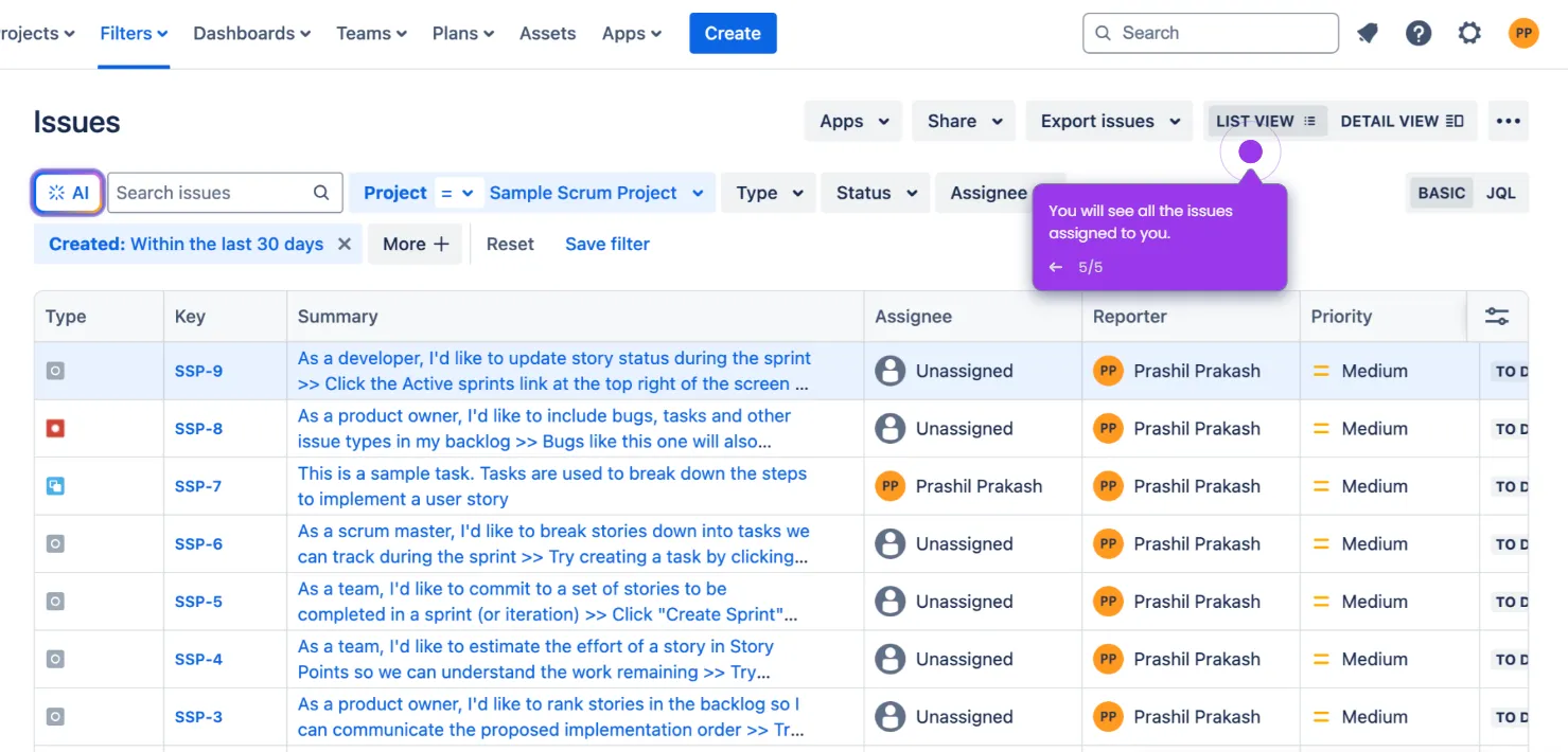 How to See All Tickets Assigned to Me in Jira: 1-Min Guide